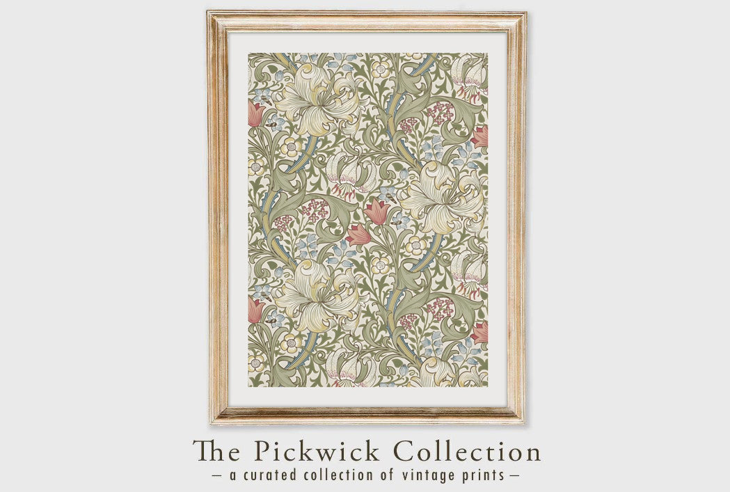 Golden Lily Wallpaper, Designed by John Henry Dearle/William Morris, c ...