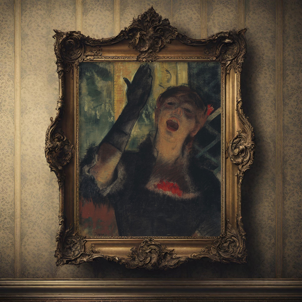 Cafe Singer, by Edgar Degas, circa 1879 – Pickwick and Elm