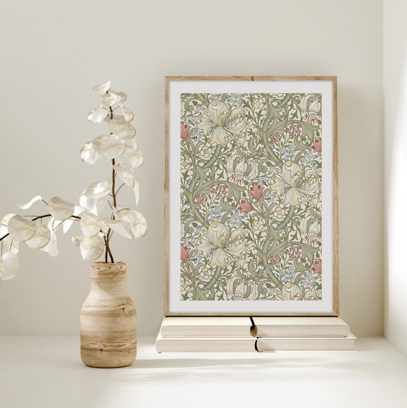Golden Lily Wallpaper, Designed by John Henry Dearle/William Morris, c ...