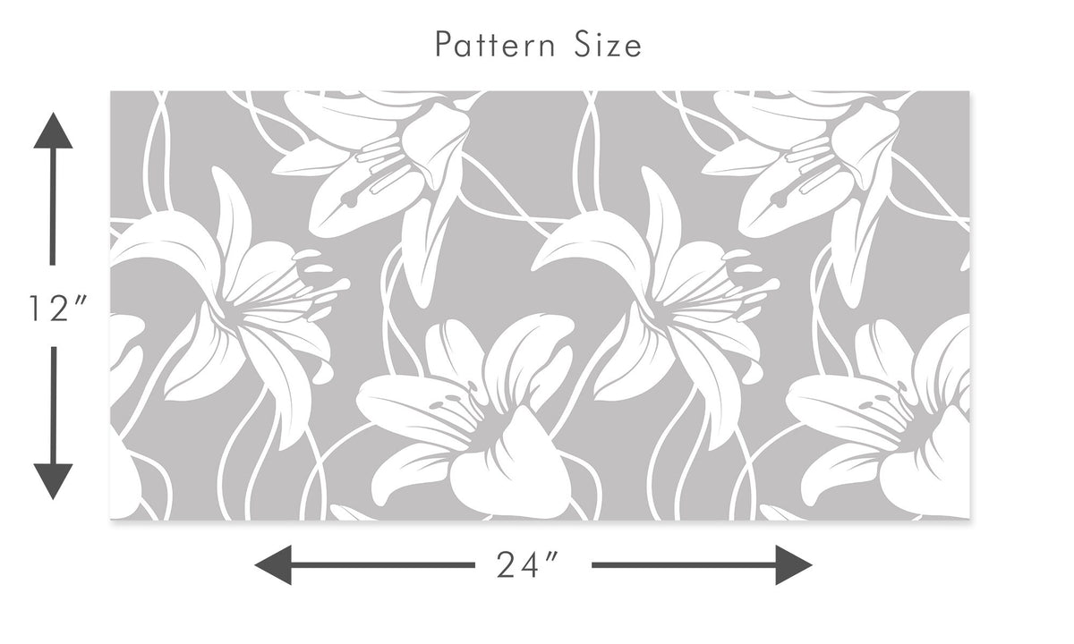 Chalsey Road Lily Flower Wallpaper – Pickwick and Elm